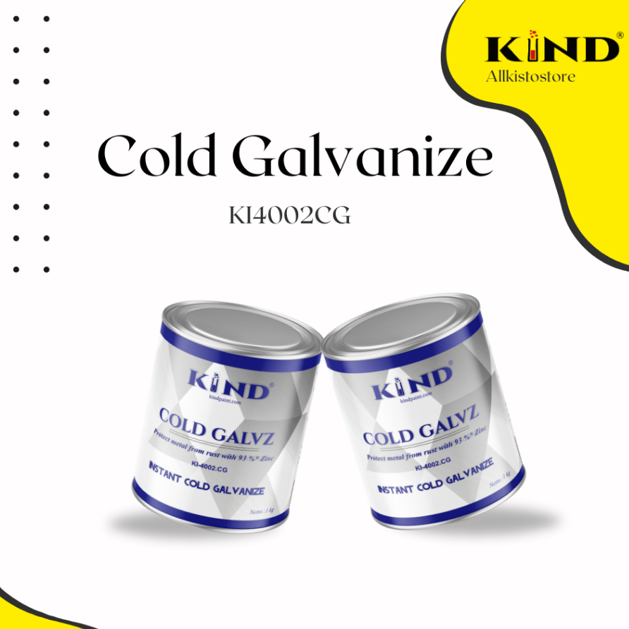 Jual 2 kaleng cat silver KIND Cold Galvanize | Shopee Indonesia