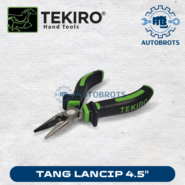 Jual TEKIRO Tang Lancip 4.5 INCH / Long Nose Pliers 4.5" | Shopee Indonesia