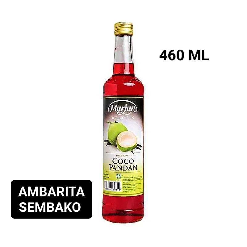 Jual SIRUP MARJAN COCO PANDAN GULA ASLI BERKUALITAS 460 ML | Shopee ...