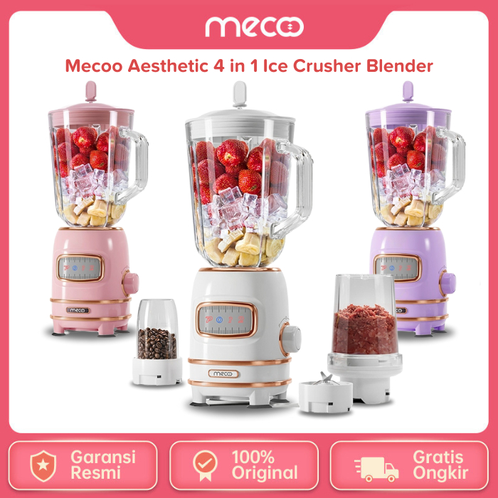 Jual Mecoo 4 in 1 Ice Crusher Blender | Mecco Blander Chopper Juicer ...