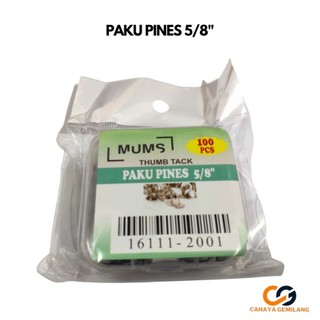 Jual Paku Payung Paku Pinus Pines Mading 5/8" Thumb Tacks MUMS ...