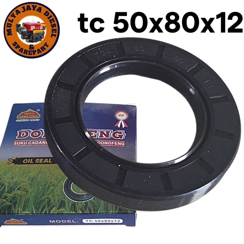 Jual S195 S1100 S1110 S1115 Oil seal seal askruk seal crankshaft 50 80 12 merk Dongfeng | Shopee ...