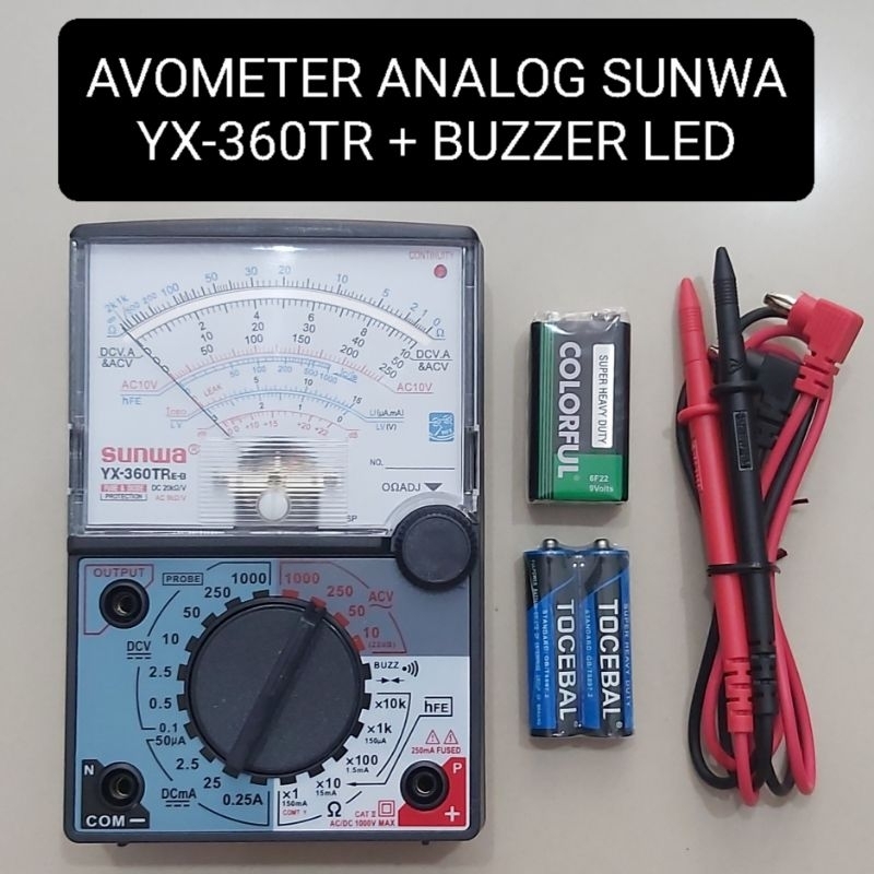 Jual SUNWA Avometer Analog YX-360TR Original Multimeter Multitester ...
