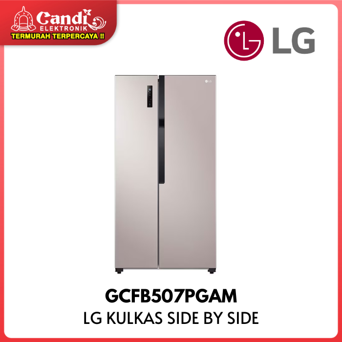 Jual LG Kulkas Side By Side Kapasitas 509 Liter GCFB507PGAM | Shopee ...