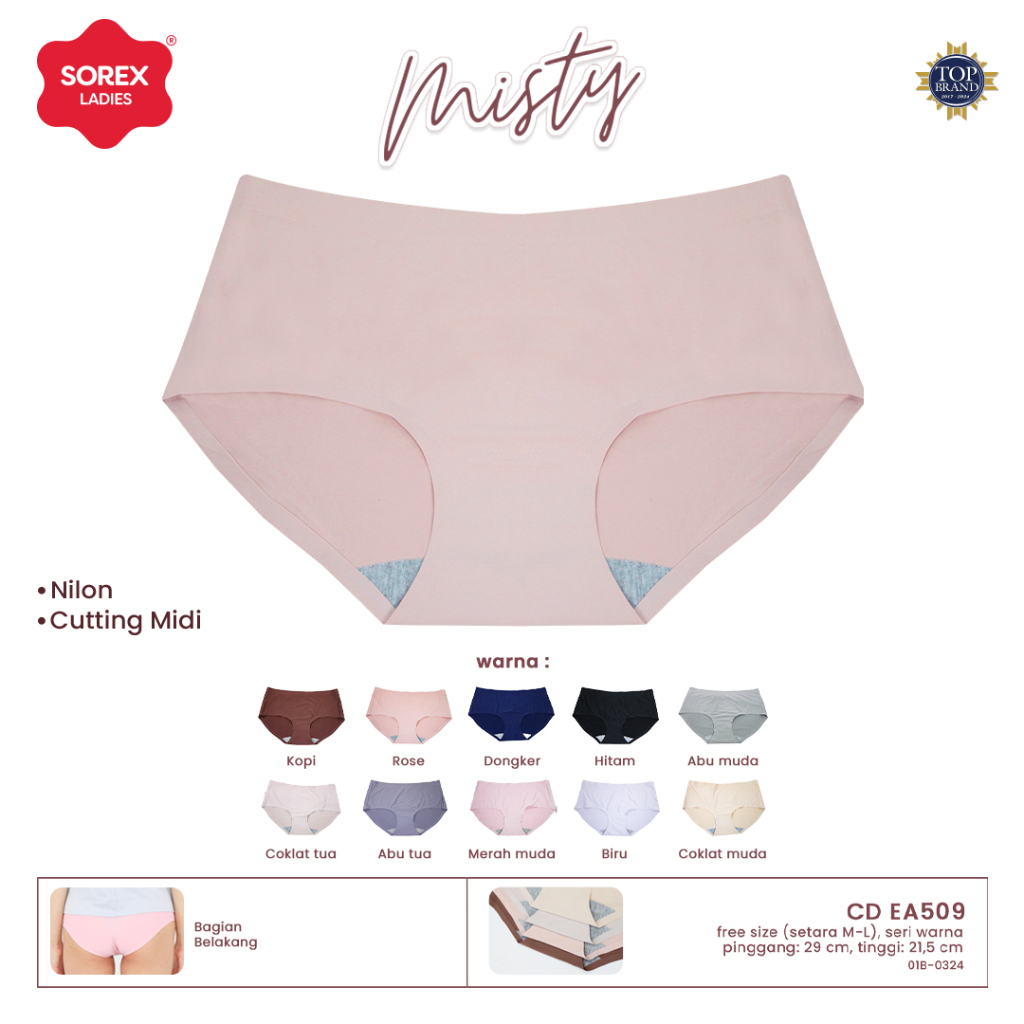 Jual Sorex CD Seamless Tanpa Jahit M-L EA 509 Anti Nyeplak | Shopee ...