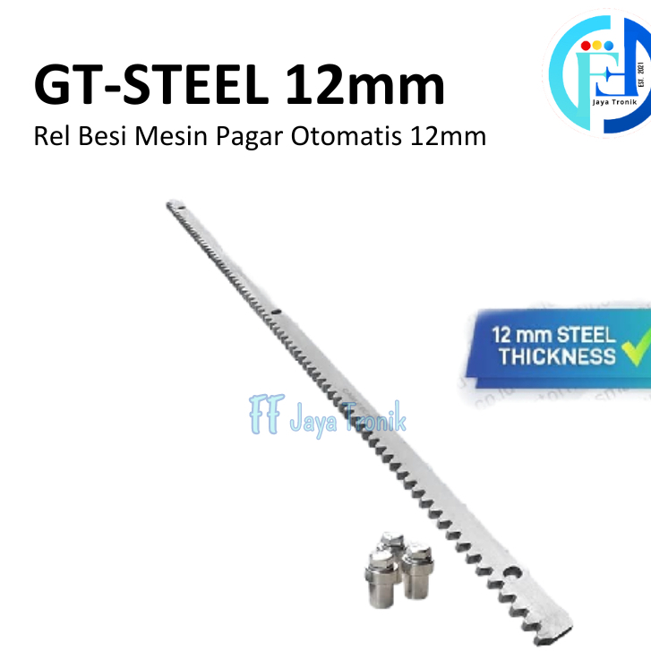 Jual Rel Besi Mesin Pagar Otomatis 1meter Tebal 12mm Automatic Sliding ...