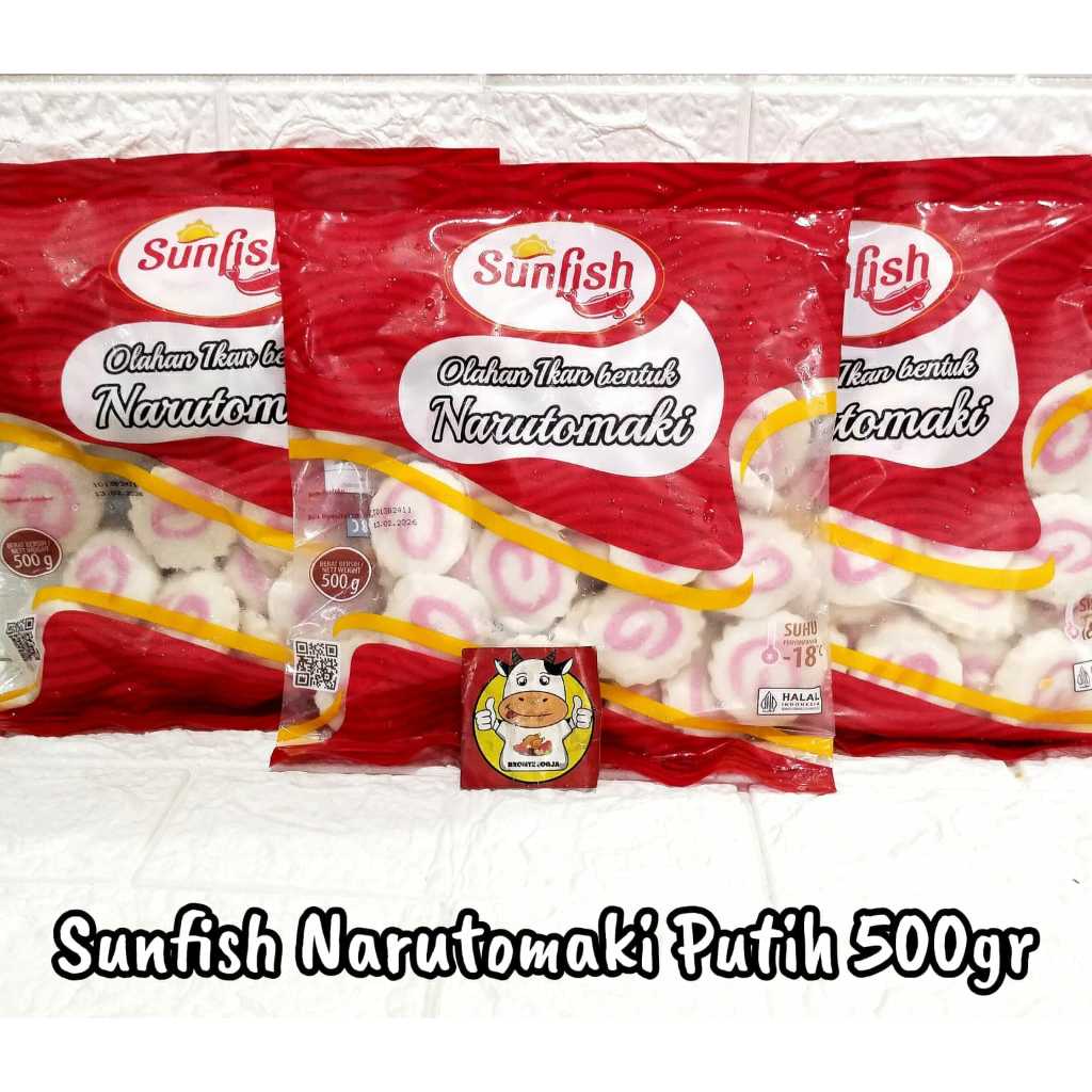 Jual SUNFISH NARUTOMAKI PUTIH 500GR-FROZEN FOOD-BRONTZ JOGJA | Shopee ...