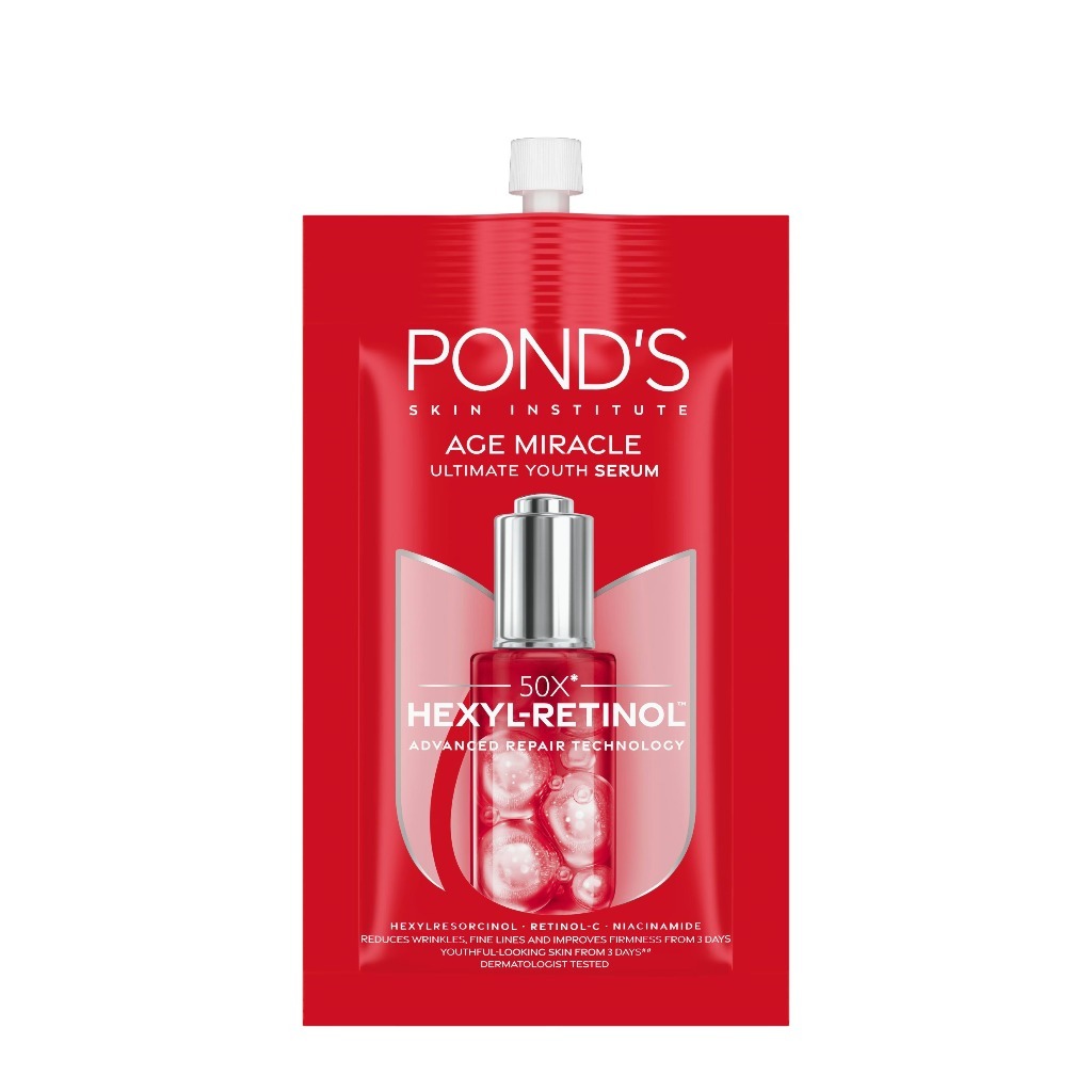 Jual PONDS AGE MIRACLE ULTIMATE YOUTH SERUM HEXYL RETINOL 7GR (MERAH ...