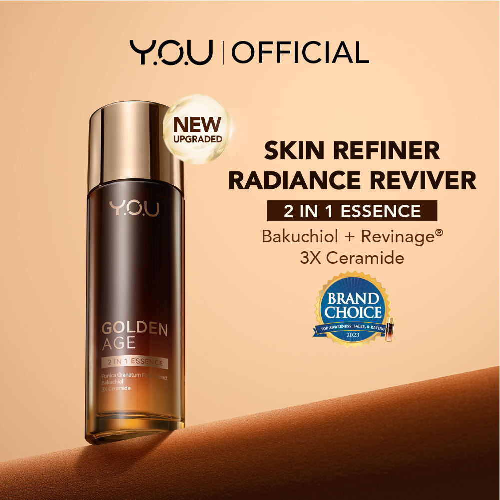 Jual NEW PACKAGING!!! YOU Golden Age 2 in 1 Essence 100ml 1 Step for 8 ...