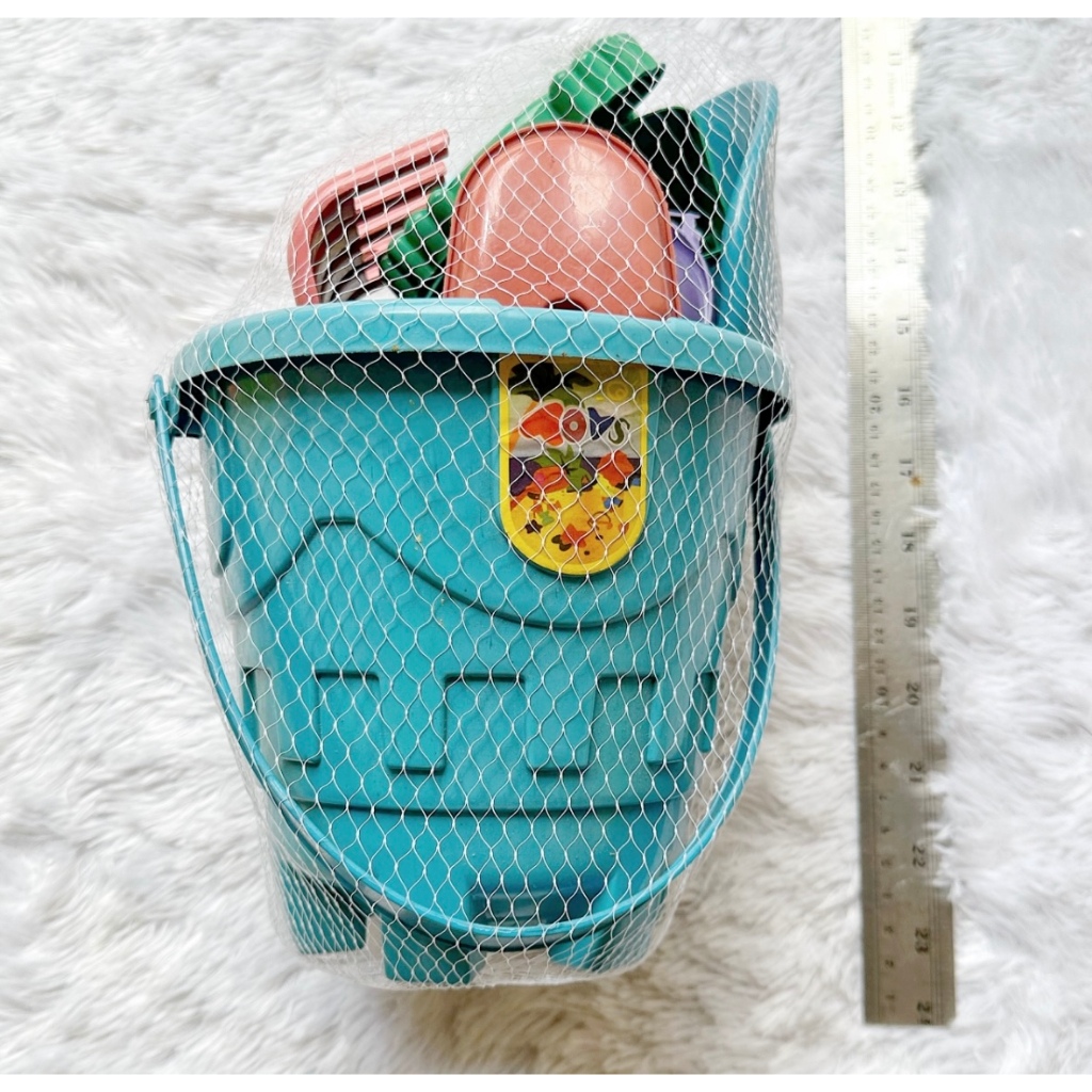 Jual (PRODUK BER-SNI) MAINAN BEACH TOYS JALA KECIL DENGAN EMBER WARNA ...