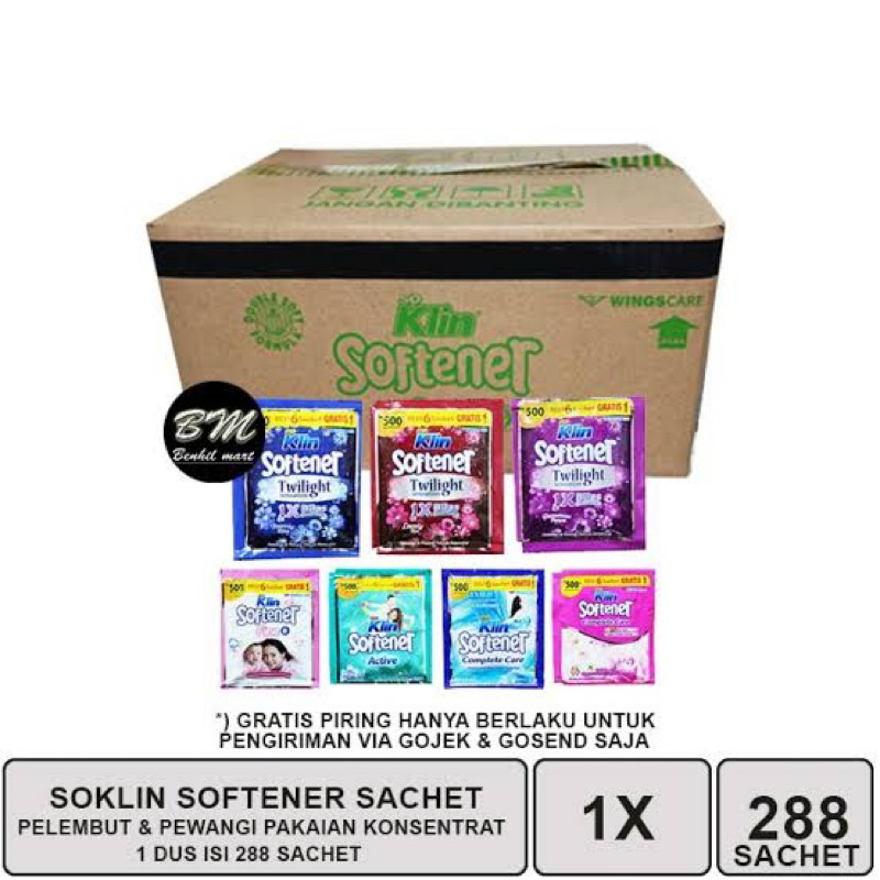 Jual Soklin Softener / 1 Dus / 24 Renceng | Shopee Indonesia