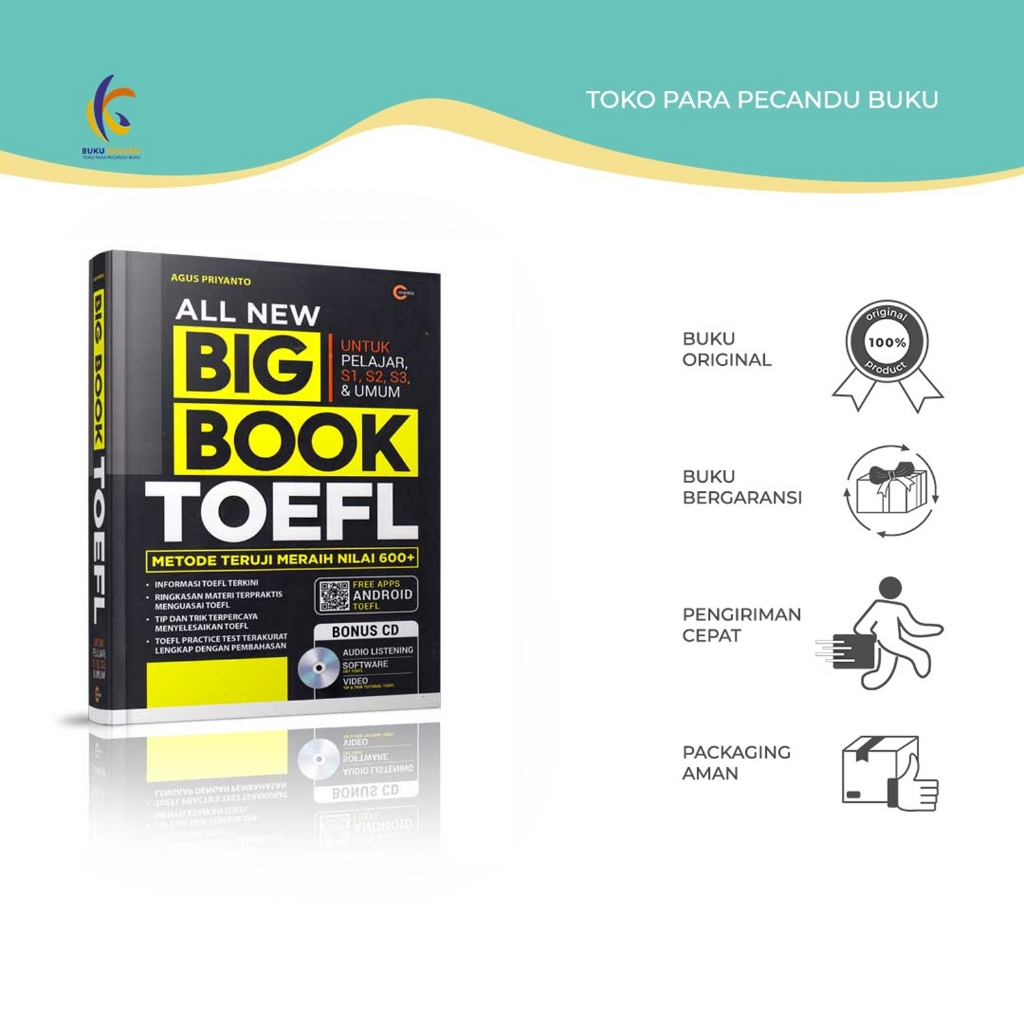 Jual Buku Referensi - All New Big Book TOEFL - Agus priyanto - CMedia ...