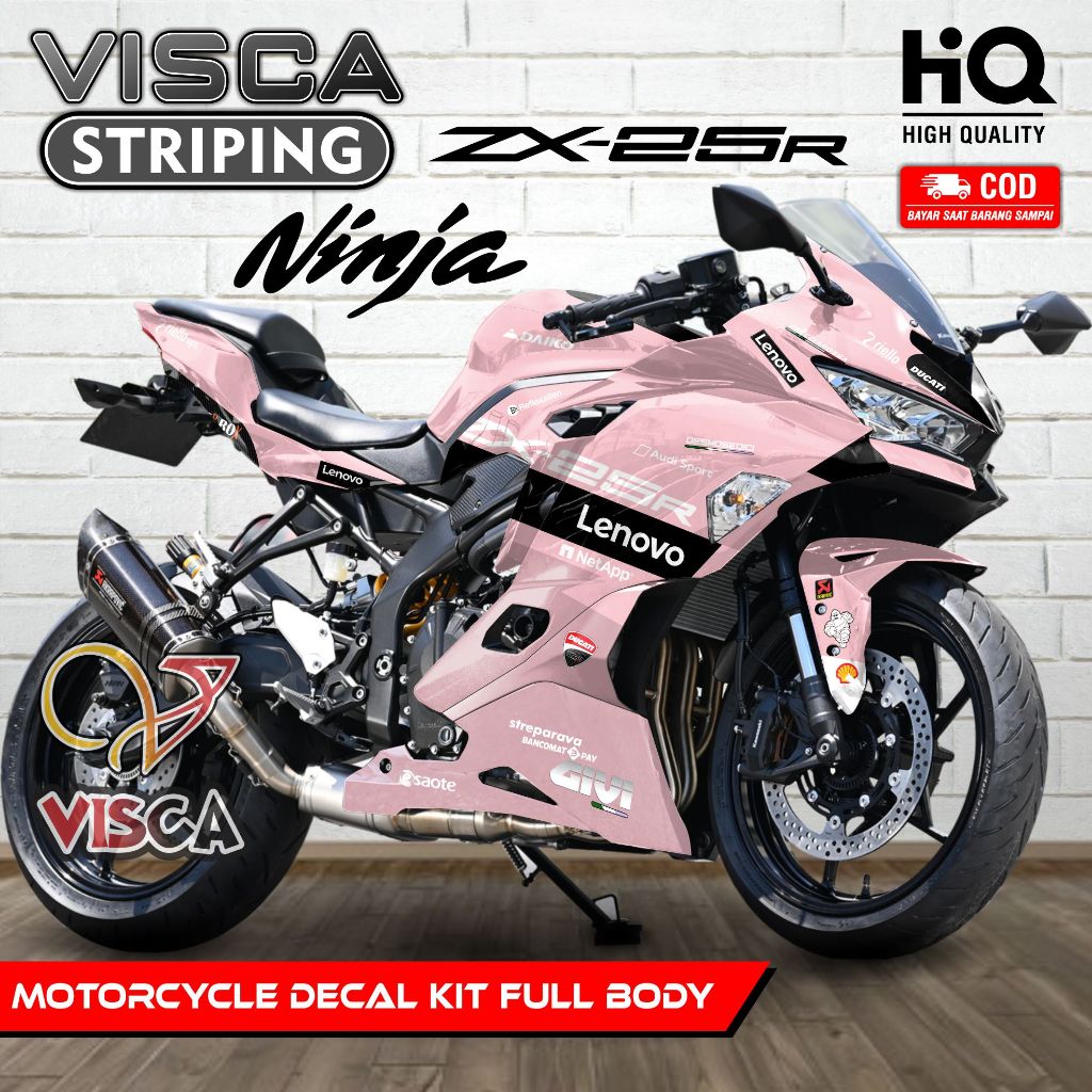 Jual Decal Ninja ZX 25R Full Body - Stiker Motor ZX25R Full Body ...