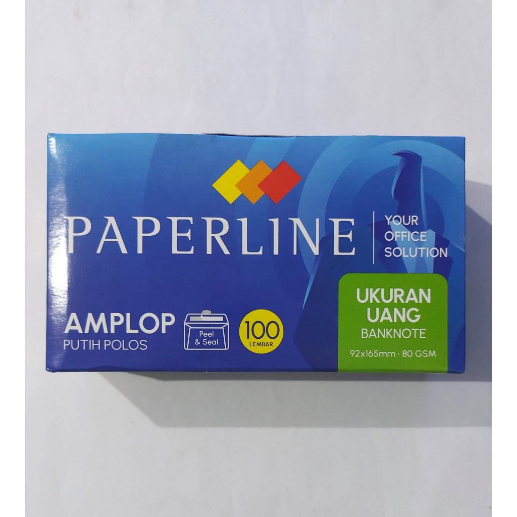 Jual Amplop Putih PAS Ukuran UANG Polos Paperline Banknote dilengkapi ...
