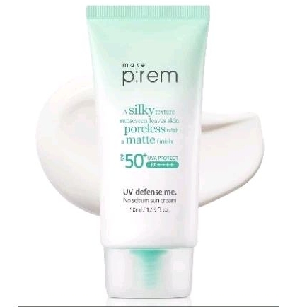 Jual MakePrem No Sebum Sun Screen UV Defense SPF 50+ PA++++ (no box) | Shopee Indonesia