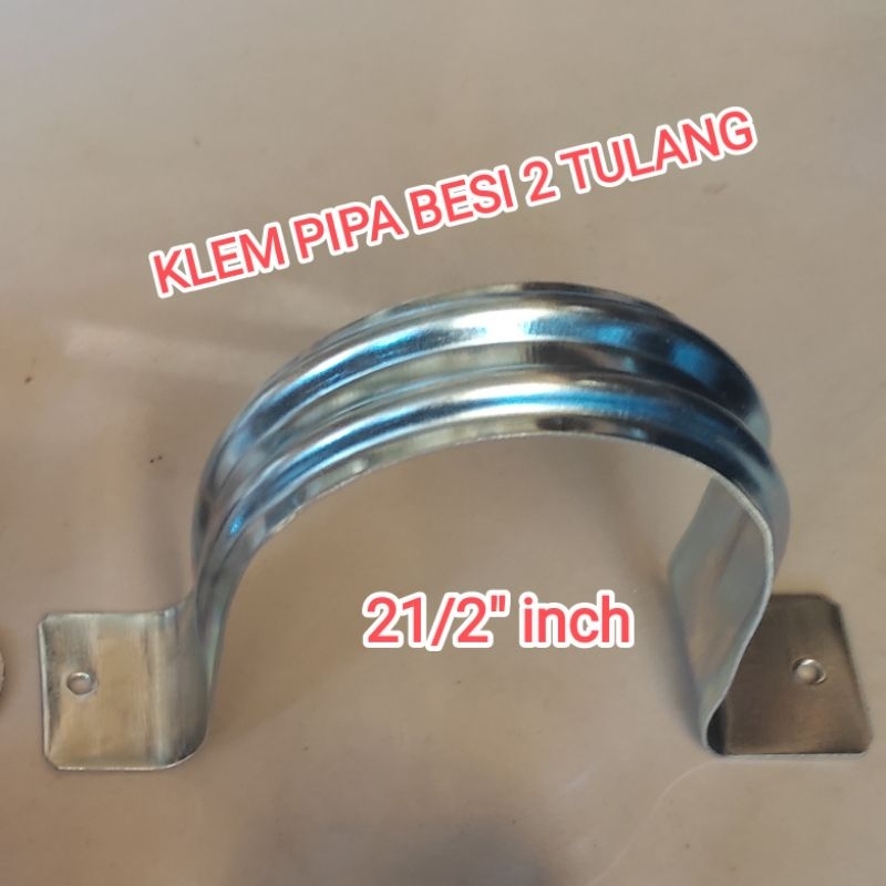 Jual KLEM PIPA BESI 21/2" INCH | KLEM PIPA BESI PLAT | KLEM PIPA ...