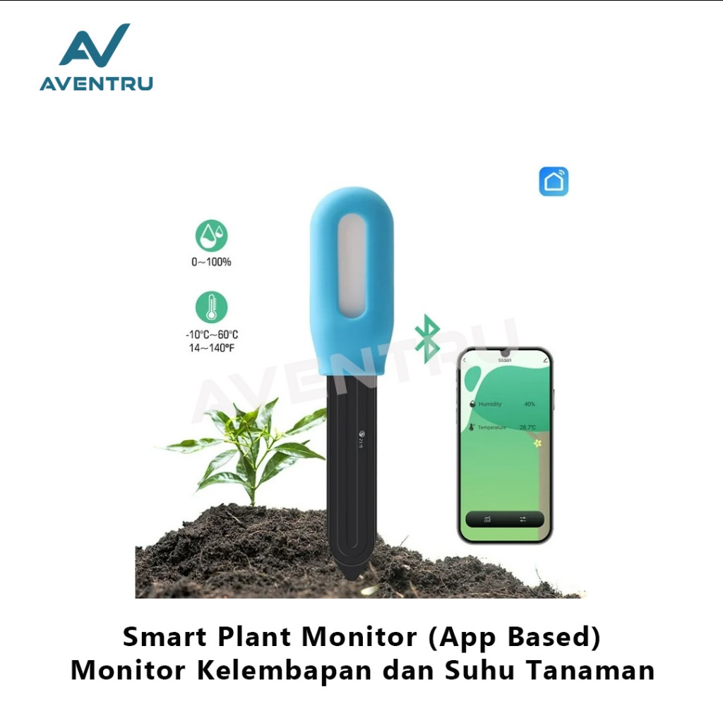 Jual Smart Plant Monitor Soil Analyser Ukur Kelembaban Suhu Tanaman Tanah | Shopee Indonesia