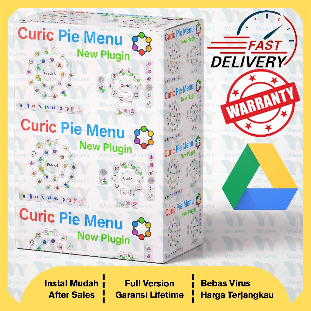 Jual Curic Pie Menu v1.4.0 for SketchUp 2025 - 2017 | Shopee Indonesia