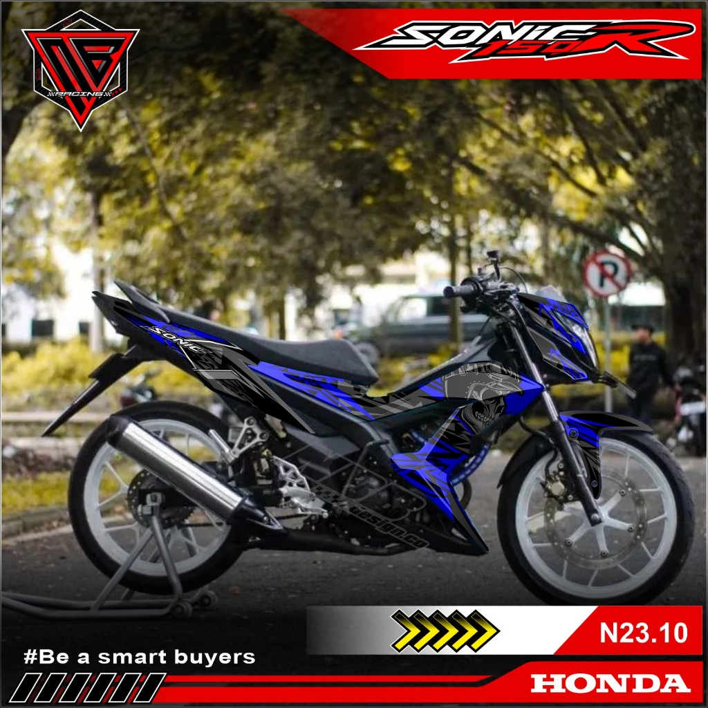 Jual (COD) Decal Stiker Honda SONIC 150R Fullbody Fullblok Desain ...