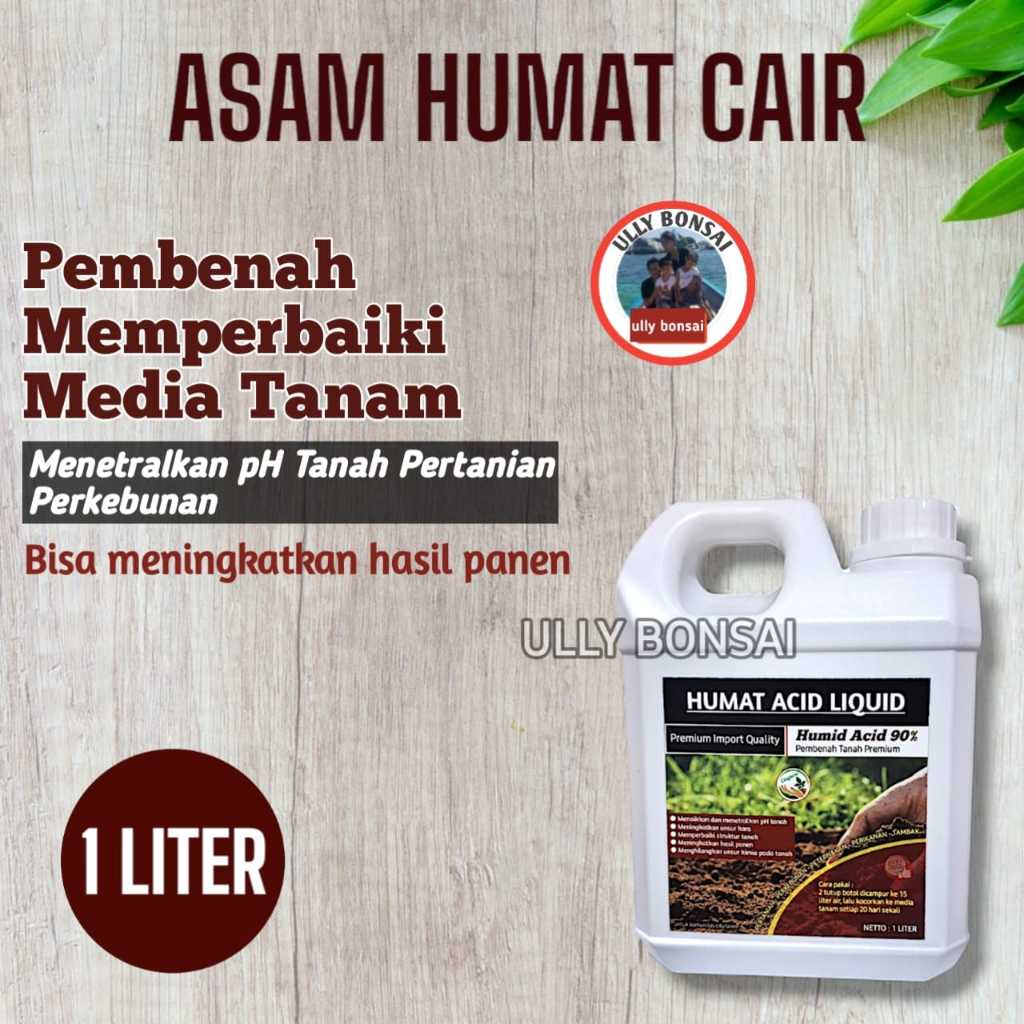 Jual Pupuk Organik Asam Humat Cair Cityfarm Pupuk Pembenah Tanah Kemasan 1 Liter | Shopee Indonesia