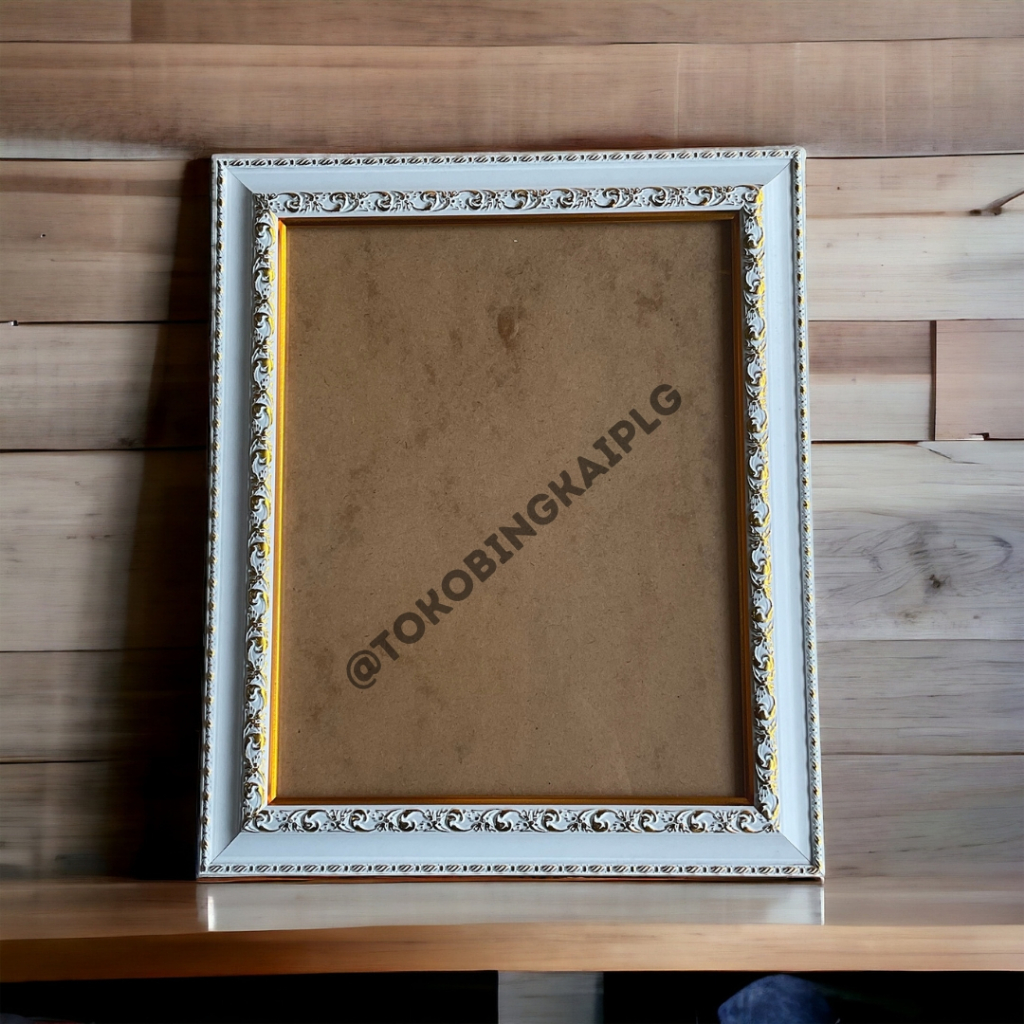Jual Bingkai Foto Ukuran 10R (20 x 25 cm) Motif Mata Dewa Putih Kuning ...