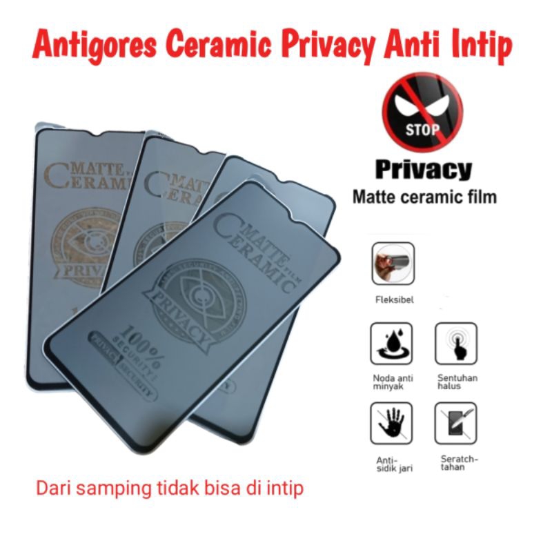 Jual Antigores Ceramic Privacy Realme Note 50 / C63 C67 / C65 Anti Intip Intip | Shopee Indonesia
