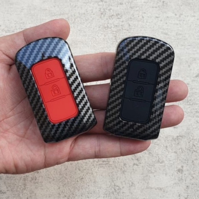 Jual Casing Kunci Carbon Key Case Cover Mitsubishi X Force - Outlander ...