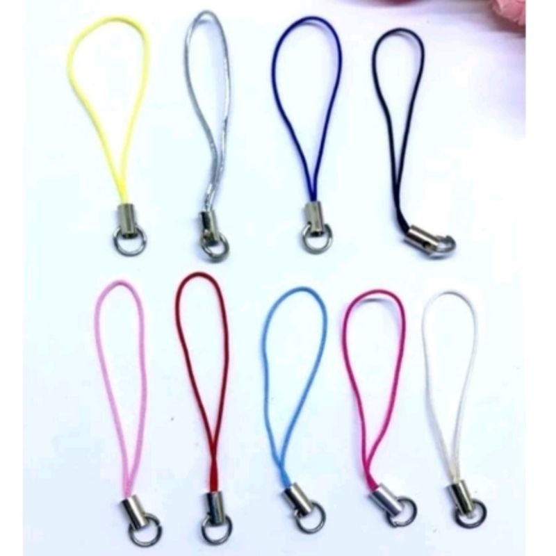 Jual Tali gantungan hp + ring tali strap (isi 10pcs) | Shopee Indonesia