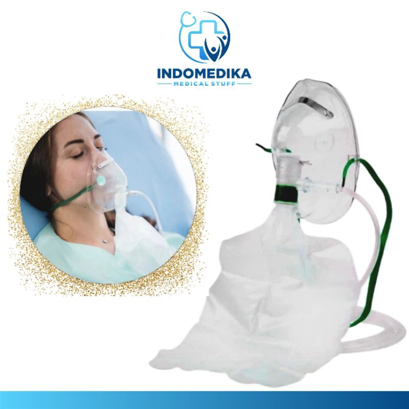 Jual Masker non Reabreating Mask / Oxygen Mask masker NRM anak dan ...