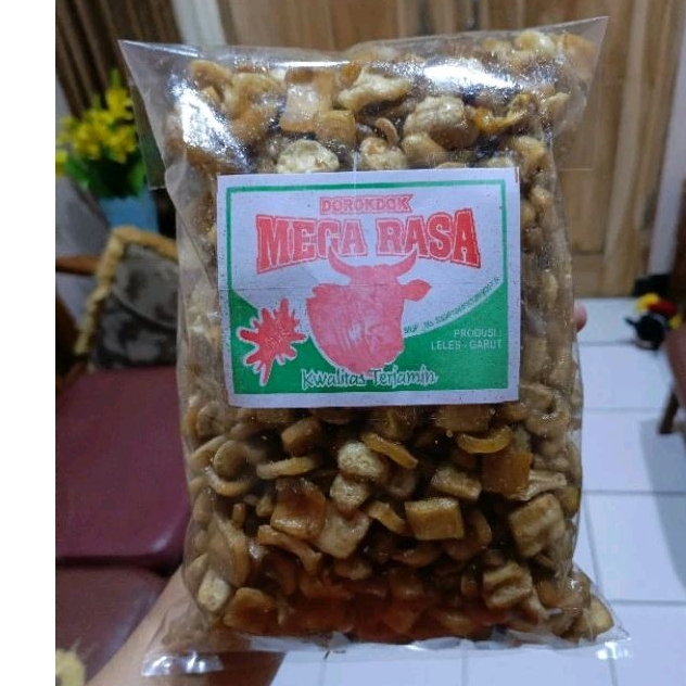 Jual 1kg Dorokdok MENTAH (Kerupuk Kulit Sapi) Asli Leles-Garut GRATIS ...