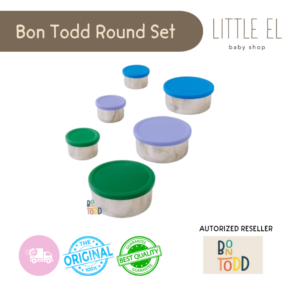 Jual Bon Todd Round Set ( Stainless Steel 304 ) - Bontodd Anti Tumpah ...