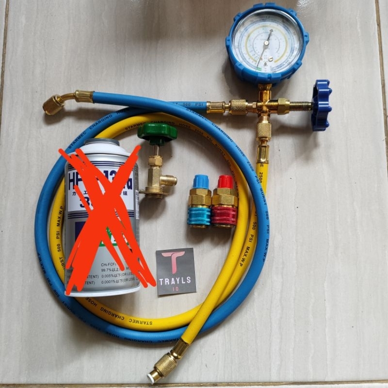 Jual Paket ALAT SAJA ISI Freon AC Mobil lengkap sendiri bisa luar pulau ...