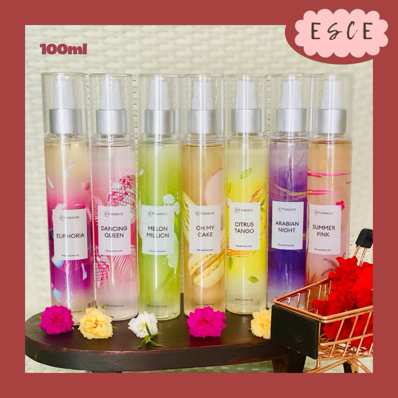 Jual ESCE ISWHITE Perfume Body Mist | Fine Perfume Body Mist 100ml ...