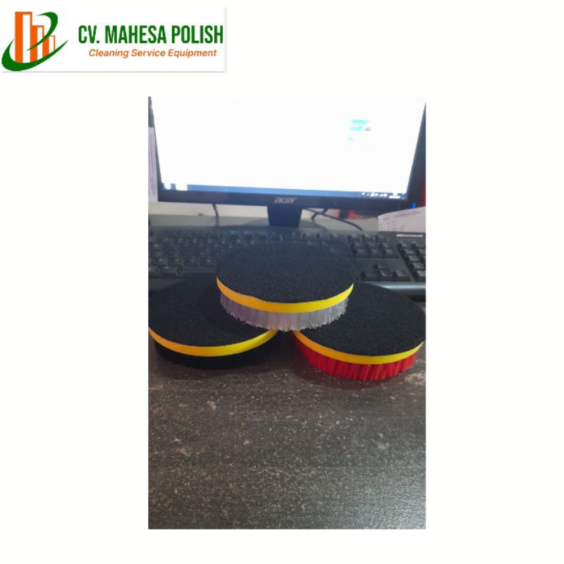 Jual Sikat handpolisher 5 inch Sikat Mesin Polisher tangan Brush ...