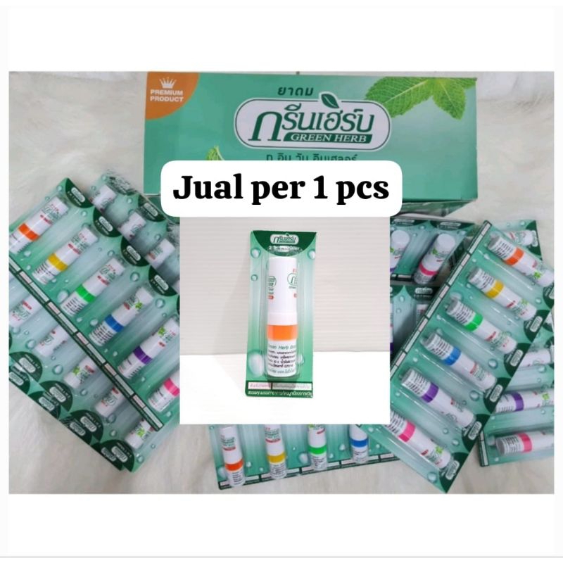 Jual GreenHerb II Nasal Inhaler / Minyak Angin dan Inhaler Hidung ...