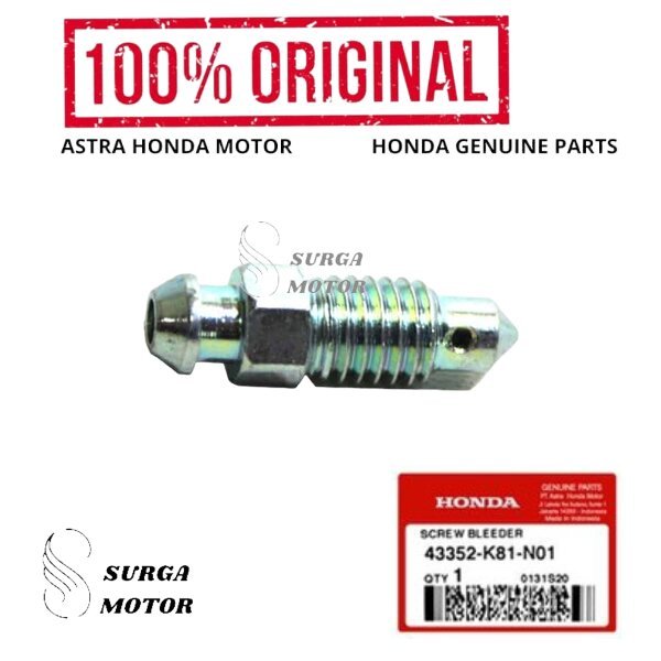 Jual Baut Pembuangan Minyak Rem Screw Bleeder Nepel Angin Kaliper Untuk ...