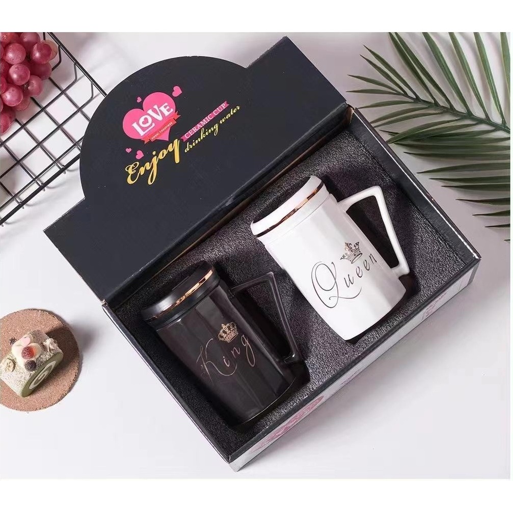 Jual Mug couple King Queen isi 2 + dos - Maxistore | Shopee Indonesia