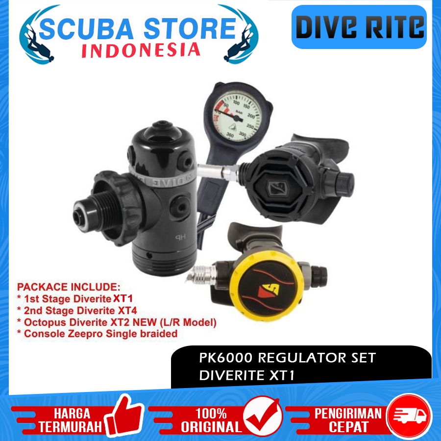 Jual PK5300 Paket Regulator Set Package Diverite Custom XT1 1st Stage ...