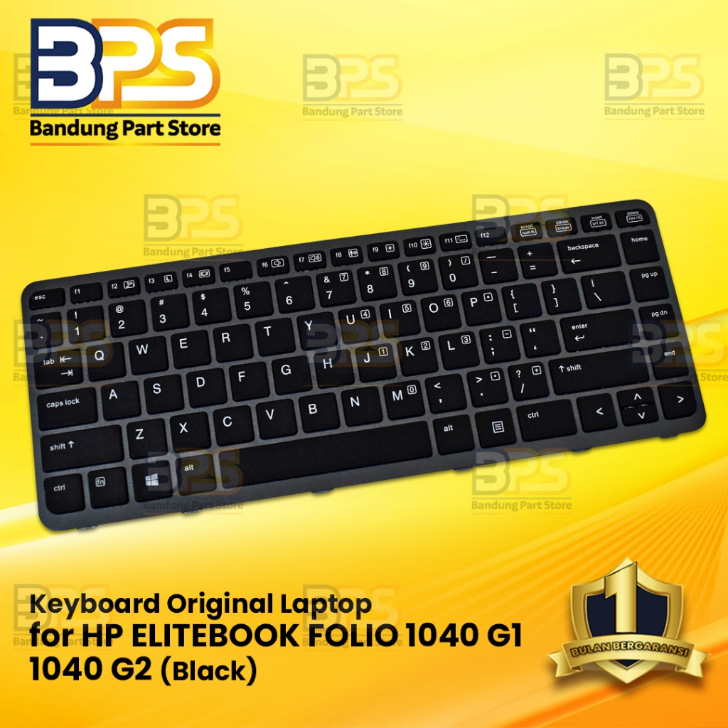Jual Keyboard Original Laptop HP Elitebook Folio 1040 G1 1040 G2 (Black ...