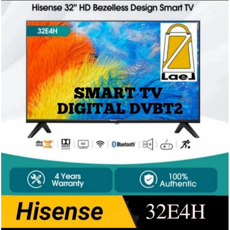 Jual SMART TV 32 INCH HISENSE 32E4H Smart Digital TV 32" hisense ...