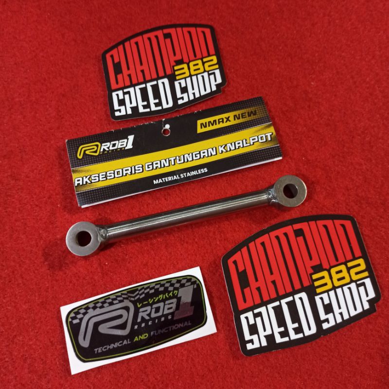 Jual Bracket Breket Braket Bawah Knalpot ROB1 Stainless All New NMAX ...