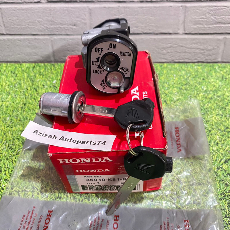 Jual Kunci kontak satu set kunci jok Honda K81 Beat pop Beat Esp ...