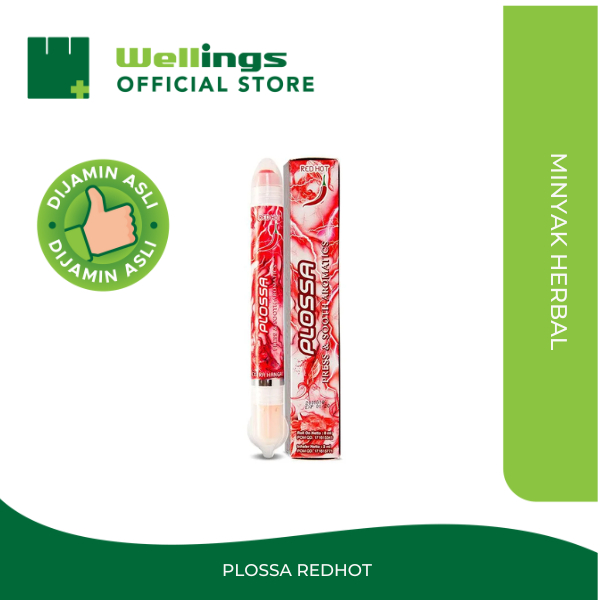 Jual Plossa Inhaler & Roll On Redhot Minyak Angin Aromatherapy 10ml ...
