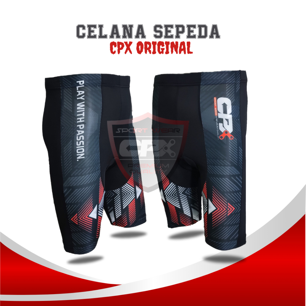 Jual CPX Sport Celana Sepeda Spandek Cross Country Ketat Pendek ...
