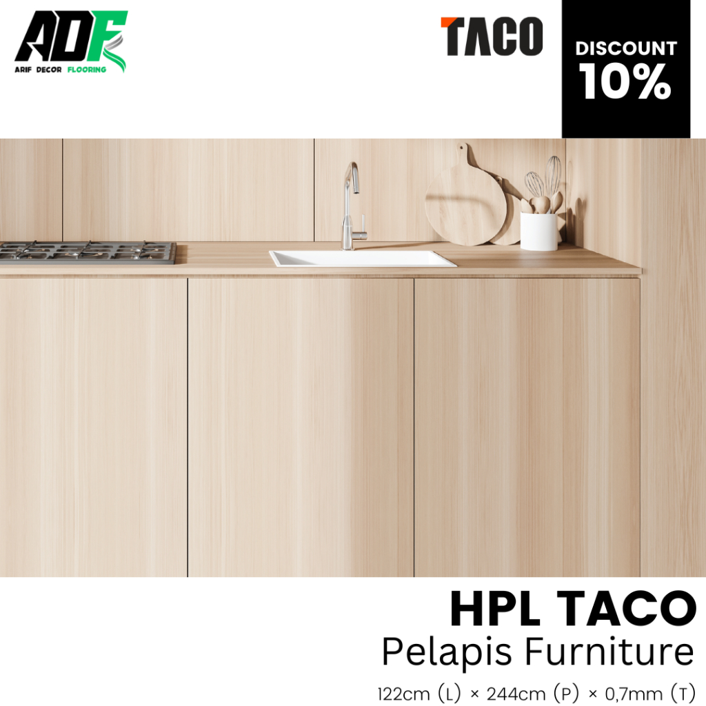 Jual HPL Pelapis Kayu TACO WOODGRAIN Type TH 381 H Furniture Lemari | Shopee Indonesia