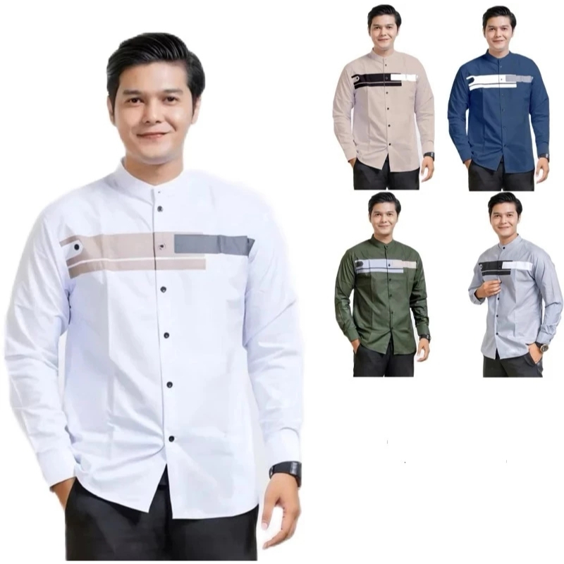 Jual baju koko yordan series lengan panjang koko lengan panjang baju ...
