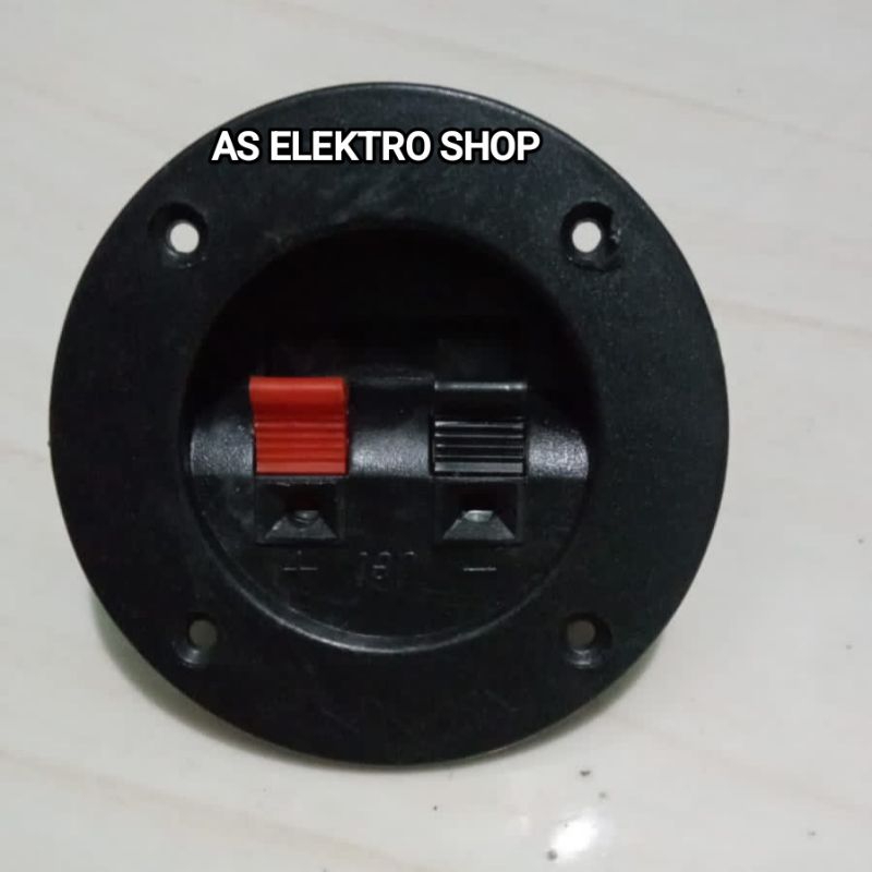 Jual TERMINAL SPEAKER BULAT MODEL JEPIT 2 PIN TERLARIS | Shopee Indonesia