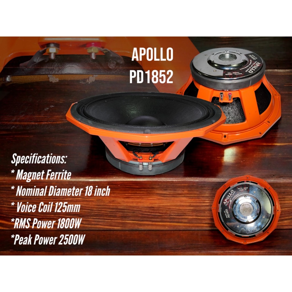 Jual Speaker Komponen apollo PD1852 | Shopee Indonesia