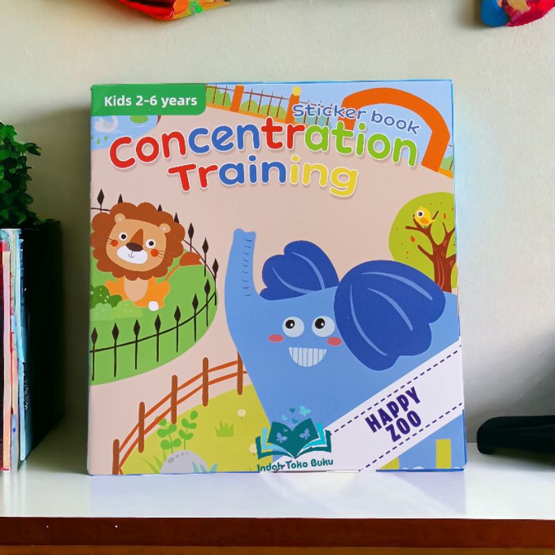 Jual Sticker Book Concentration Training Buku Aktivitas Anak Menempel ...