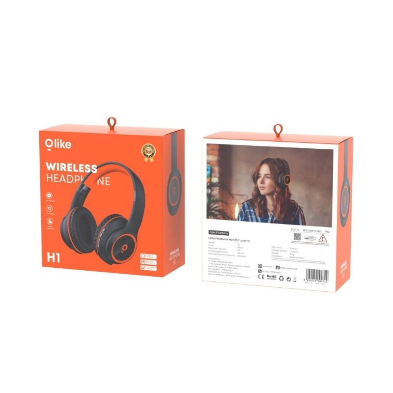 Jual Olike H1 Headphone Bluetooth Titan Wireless Earphone Support ...